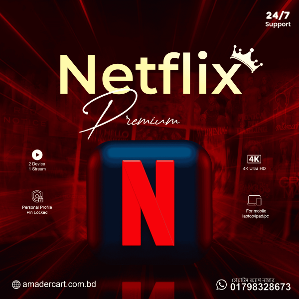 Netflix Subscription BD (Netflix 1 Month)